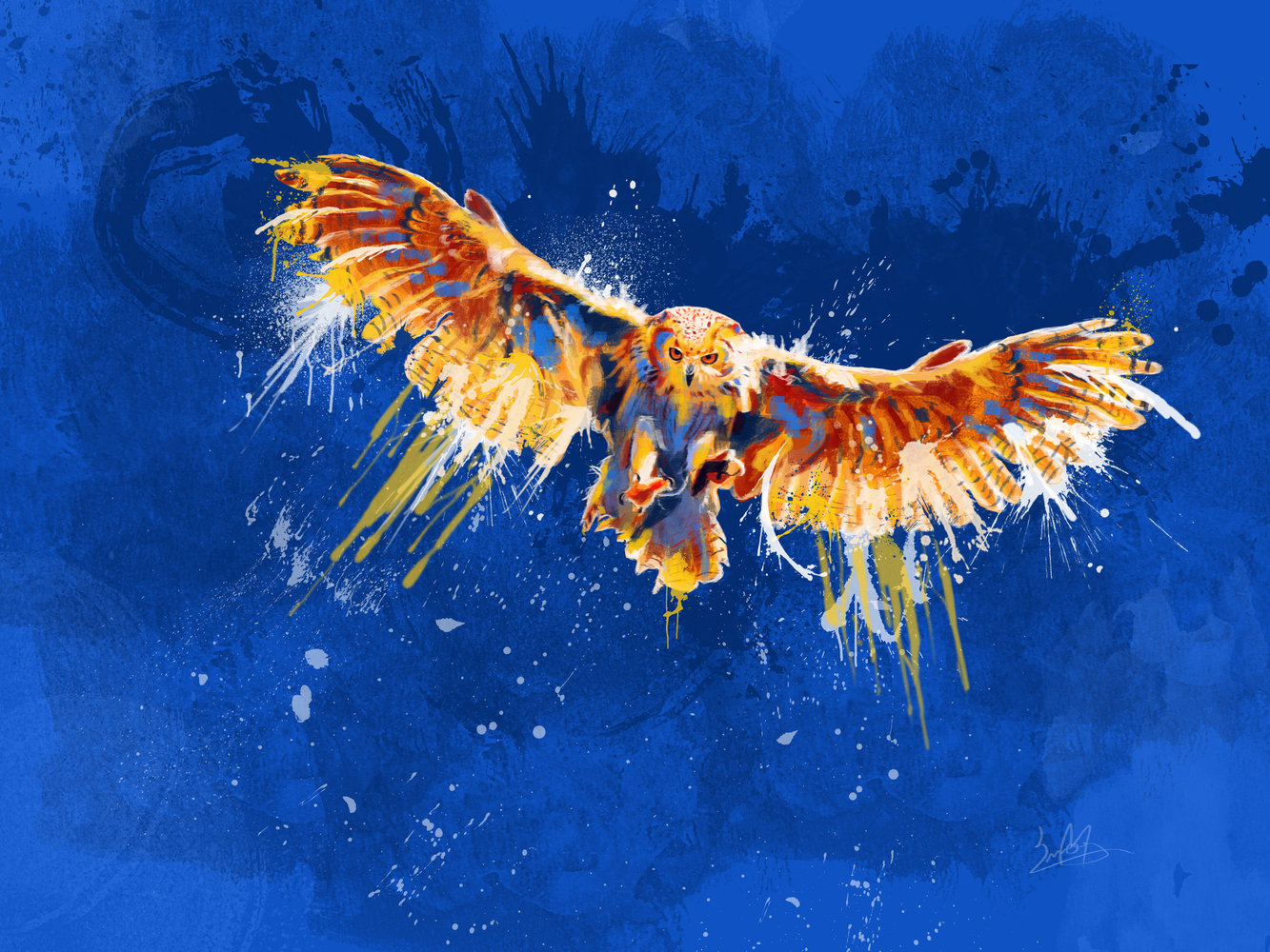 Made & Curated Night Owl, Bird Illustration by Flo Meylan - Graphic Art - Wayfair Canada